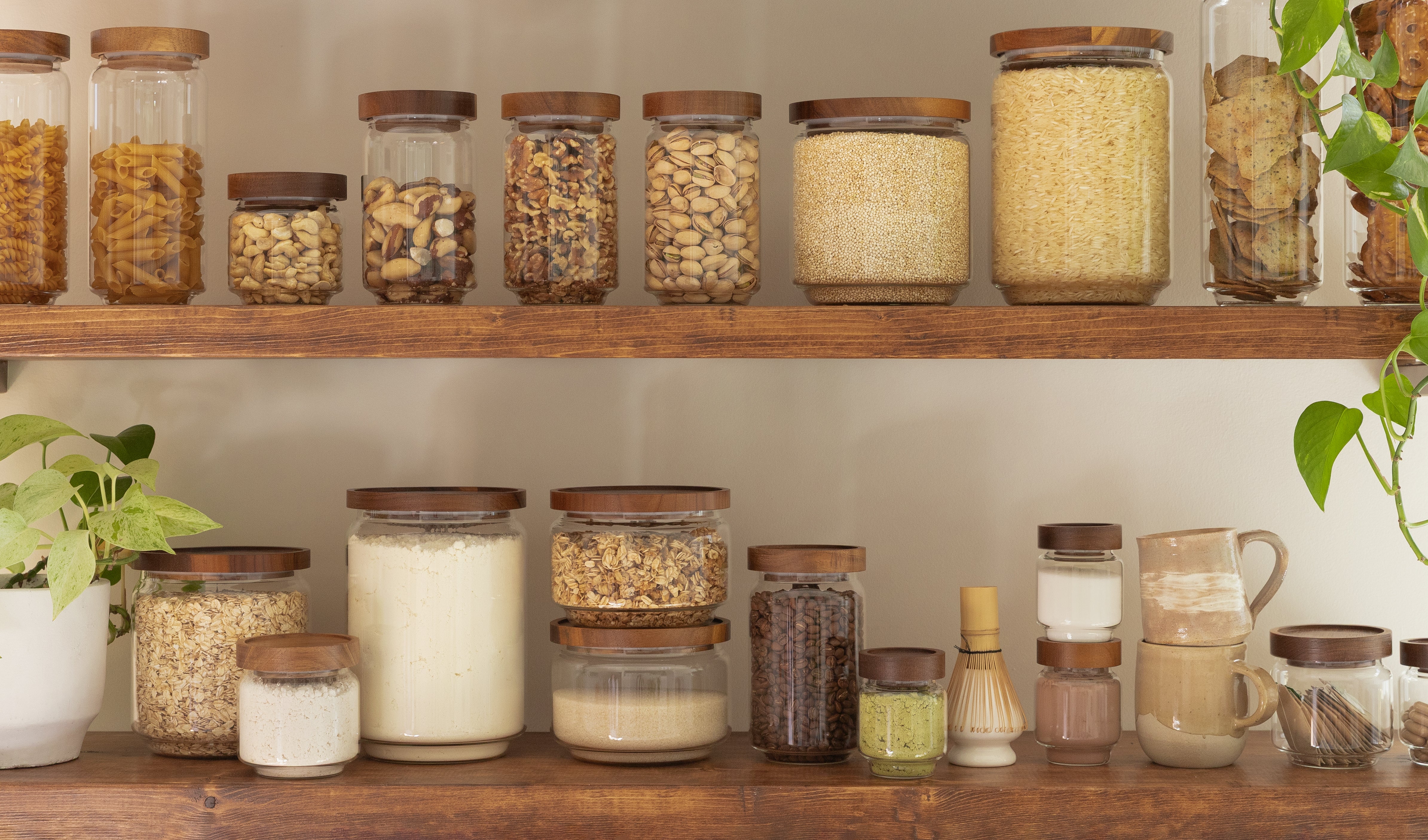 Glass Pantry Canisters & Kitchen Storage | The Breakfast Pantry
